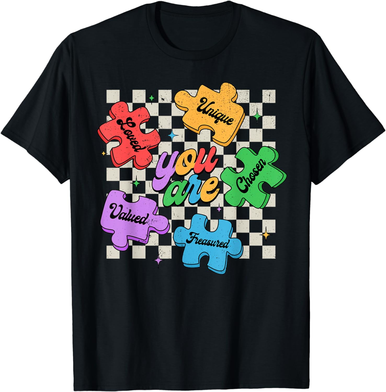 You Are Autism Christian Puzzle Jesus Bible Verse Religious T-Shirt ...