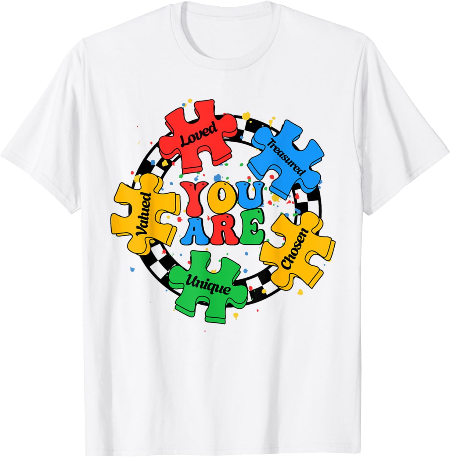 You Are Autism Christian Puzzle Jesus Bible Verse Religious T-Shirt ...