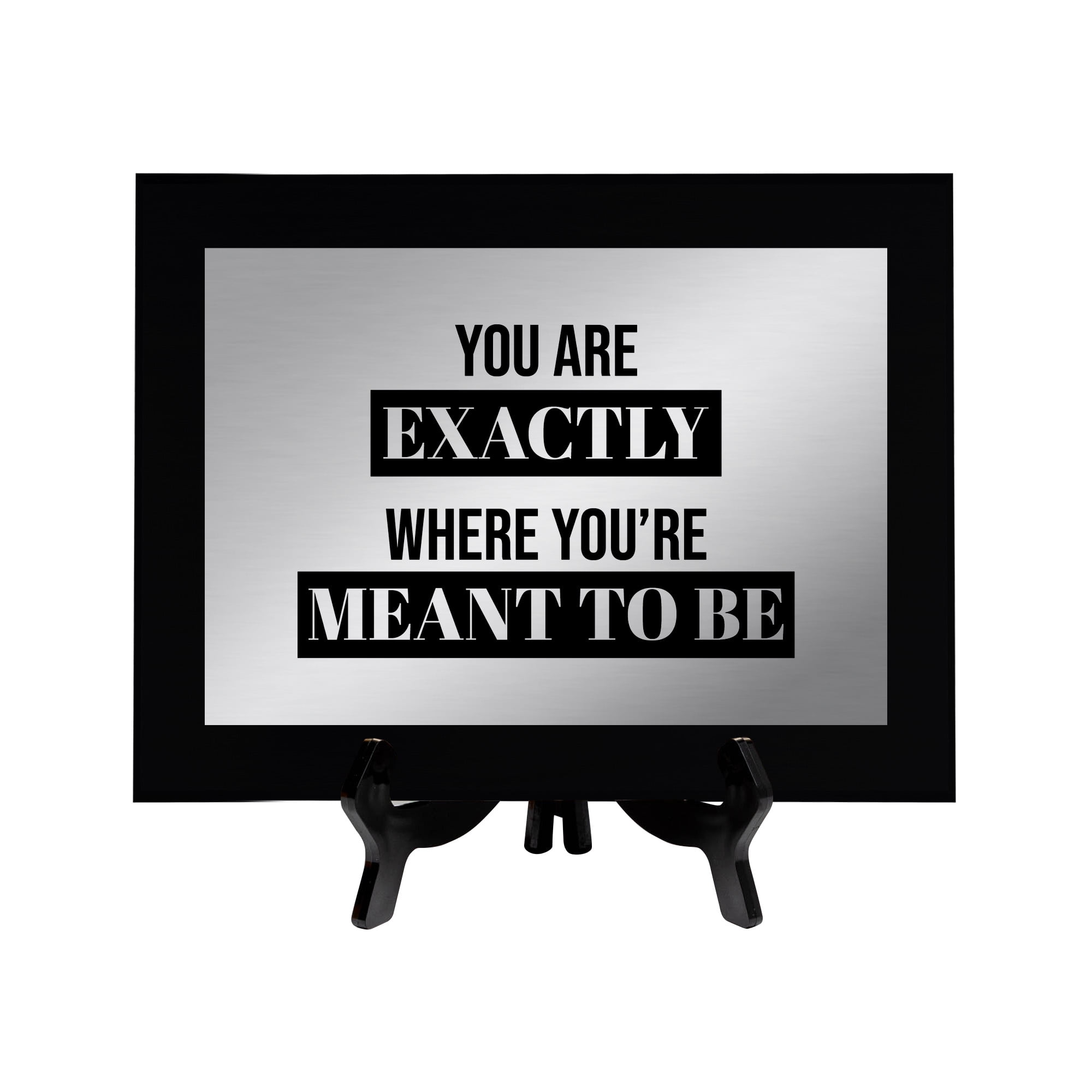 You Are Exactly Where You're Meant To Be, 5x7 Customizable Award Plaque ...