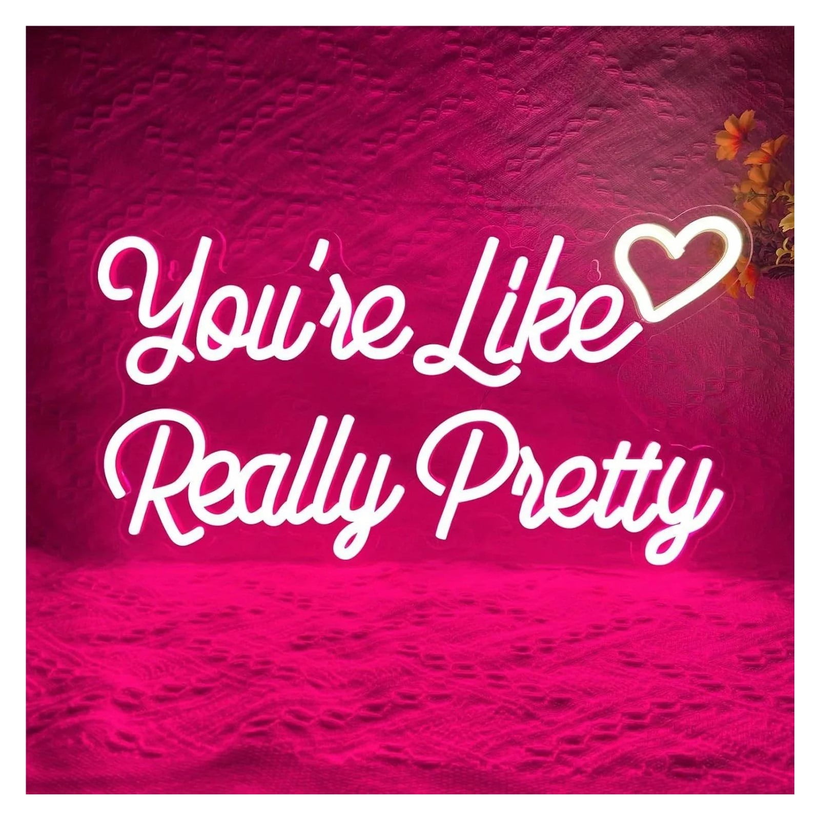 You Are Like Very Beautiful Neon Sign LED Light USB Powered For Bedroom ...