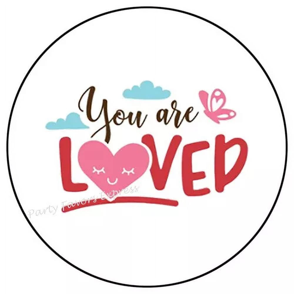 You Are Loved Sticker Party Favors Sticker Envelope Seals Labels ...
