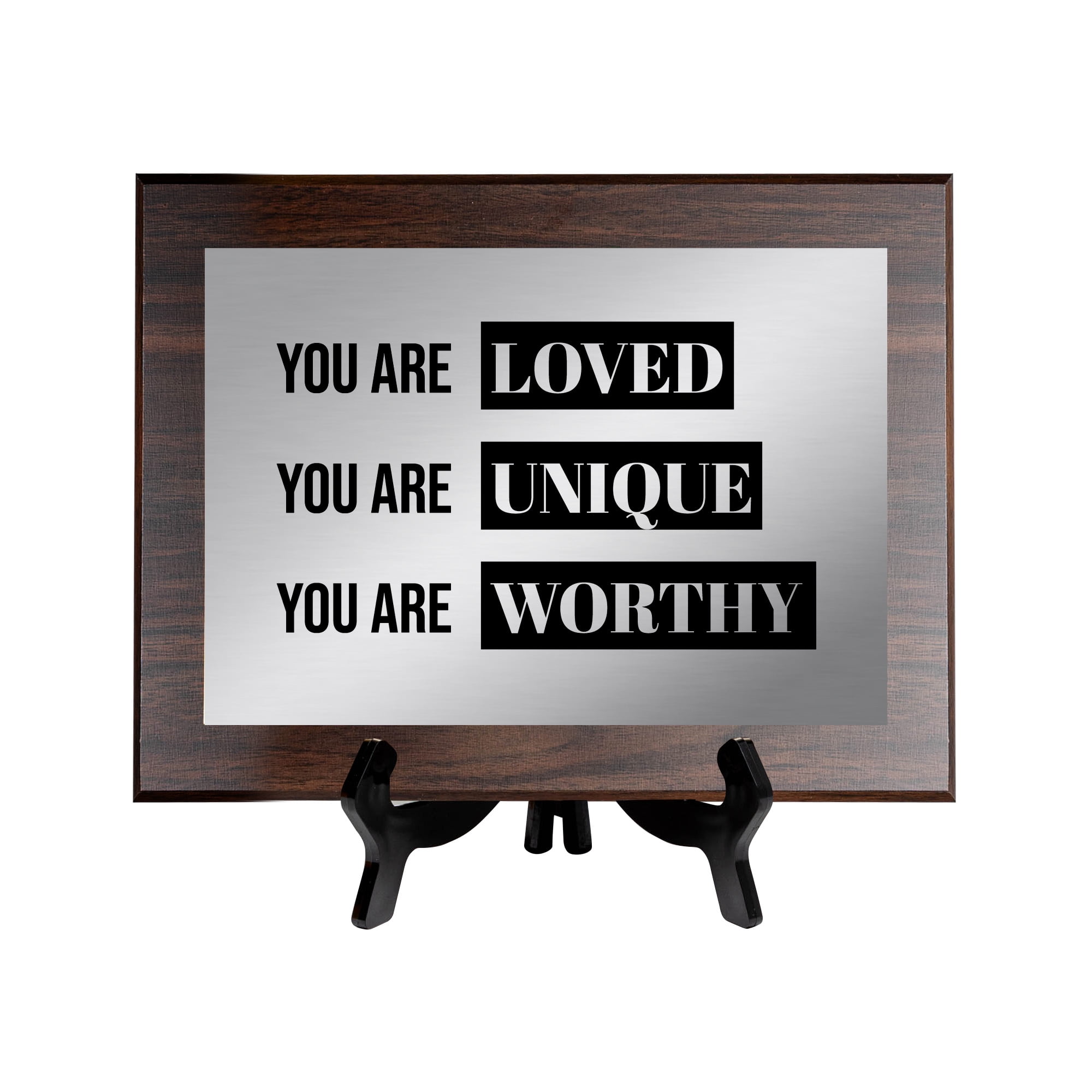 You Are Loved You Are Unique You Are Worthy, 10x8 Decorative Wall ...