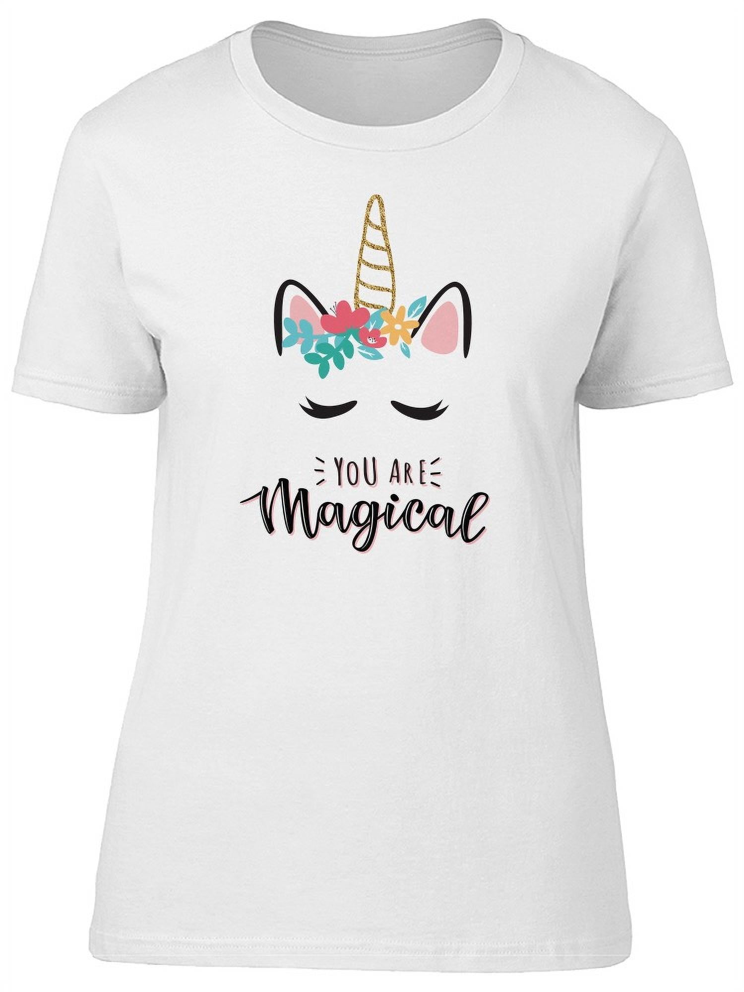 You Are Magical Cute Unicorn T-Shirt Women -Image by Shutterstock, Female Medium - Walmart.com