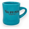 The Chosen, Ceramic Mug, 11 oz, Teal with Isaiah 43:1 Scripture ...