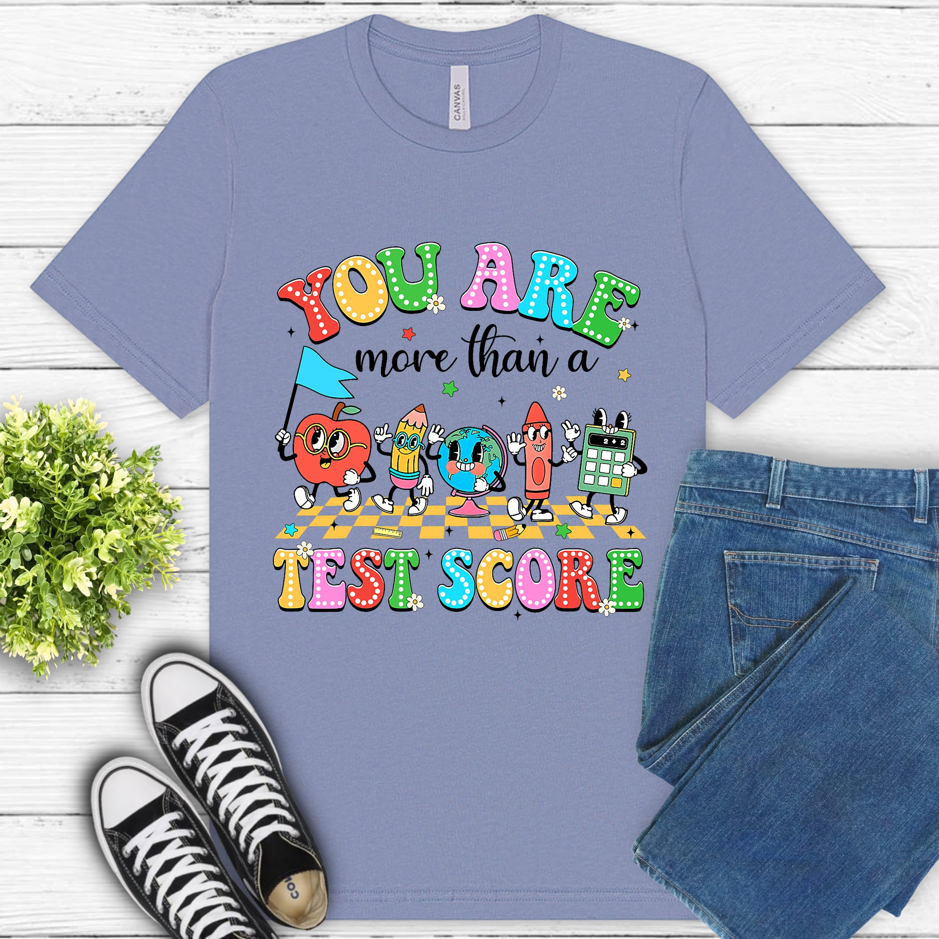 You Are More Than a Test Score T-Shirt | Motivational School Tee for ...
