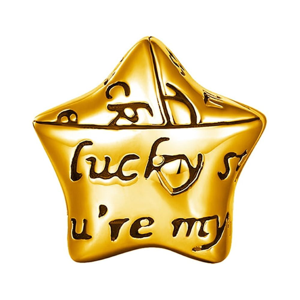 You Are My Lucky Star Charm European Bead Sterling Silver Ginger Lyne ...