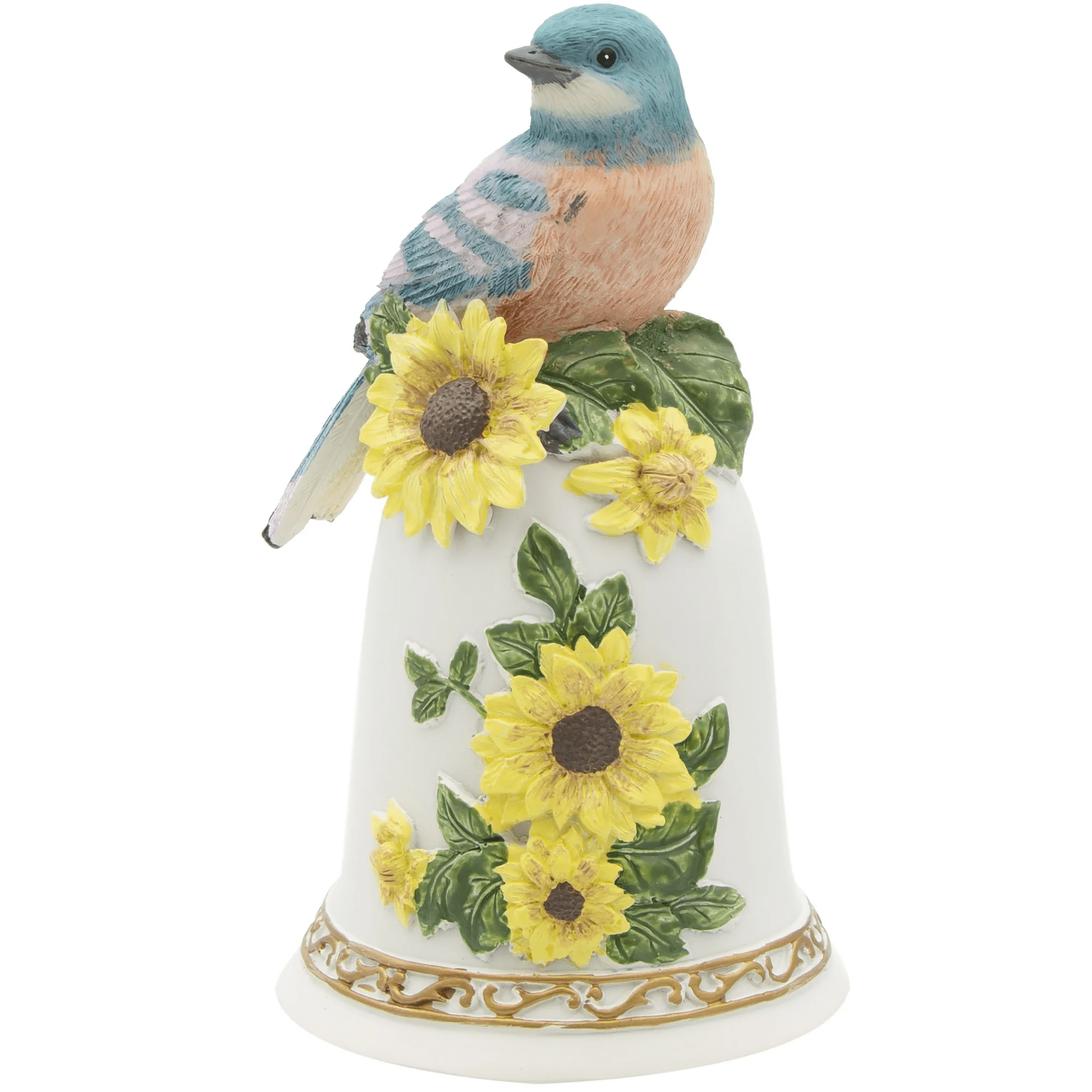 You Are My Sunshine 6" Ceramic Wind Up Musical Bell with Blue & Orange ...