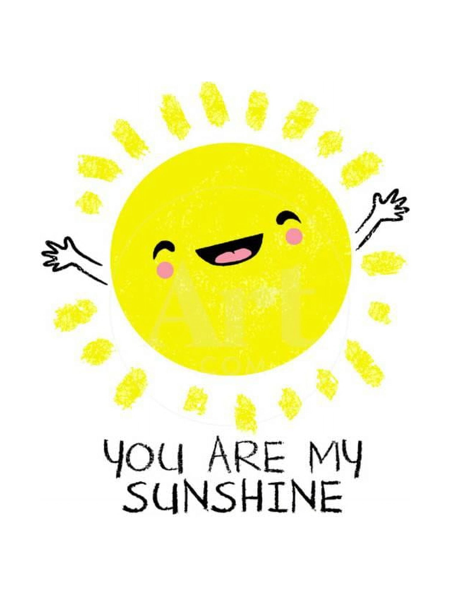 You Are My Sunshine Cute Sun, Unframed Poster Wall Art by Boots Sold by ...