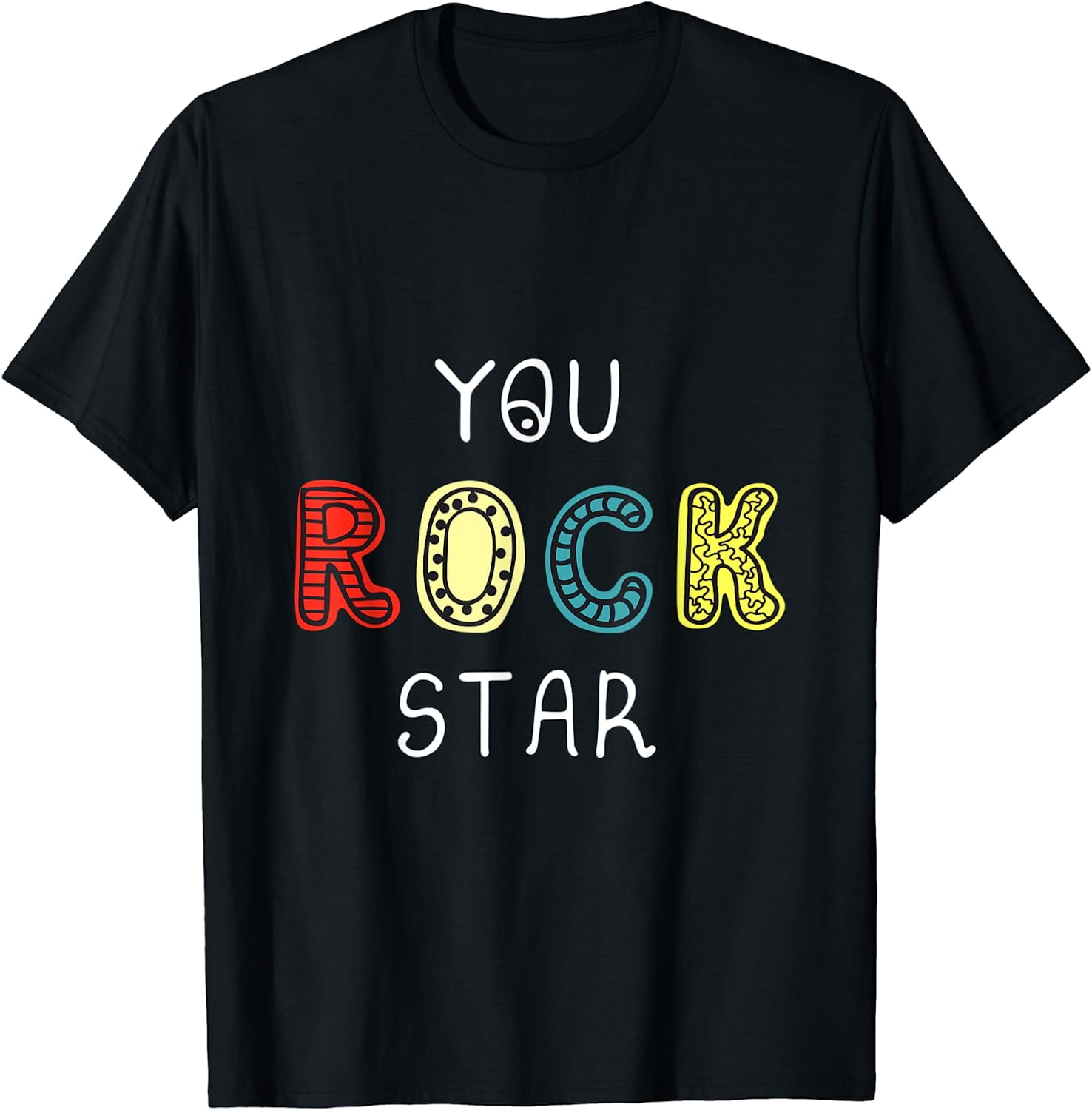 You Are Rock Star Long Live Rock and Roll T-Shirt Black Large - Walmart.com