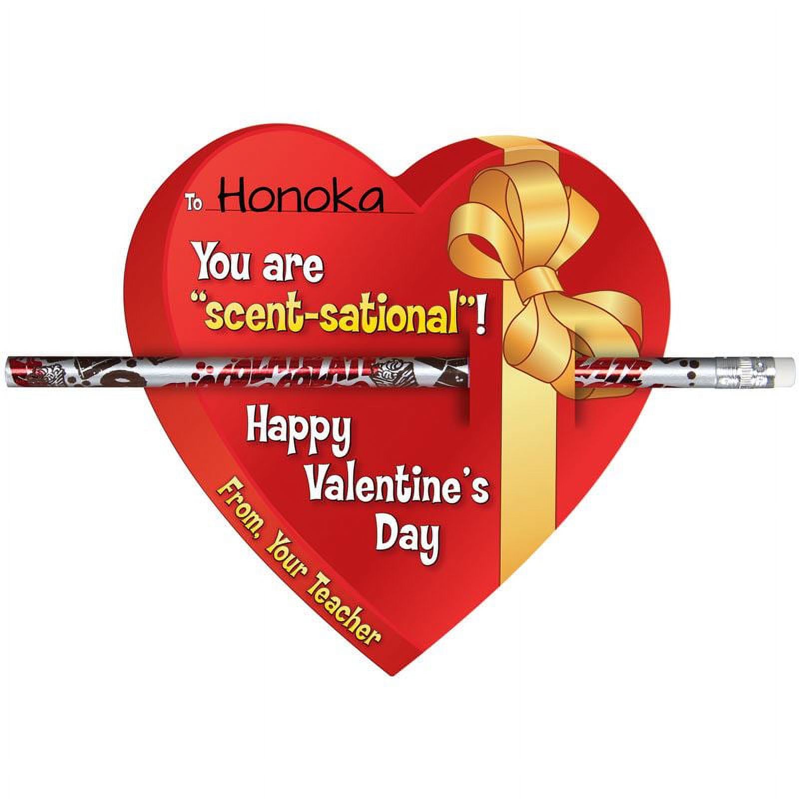 You Are Scent-sational ! Valentine Cards And Pencils Kit - Walmart.com