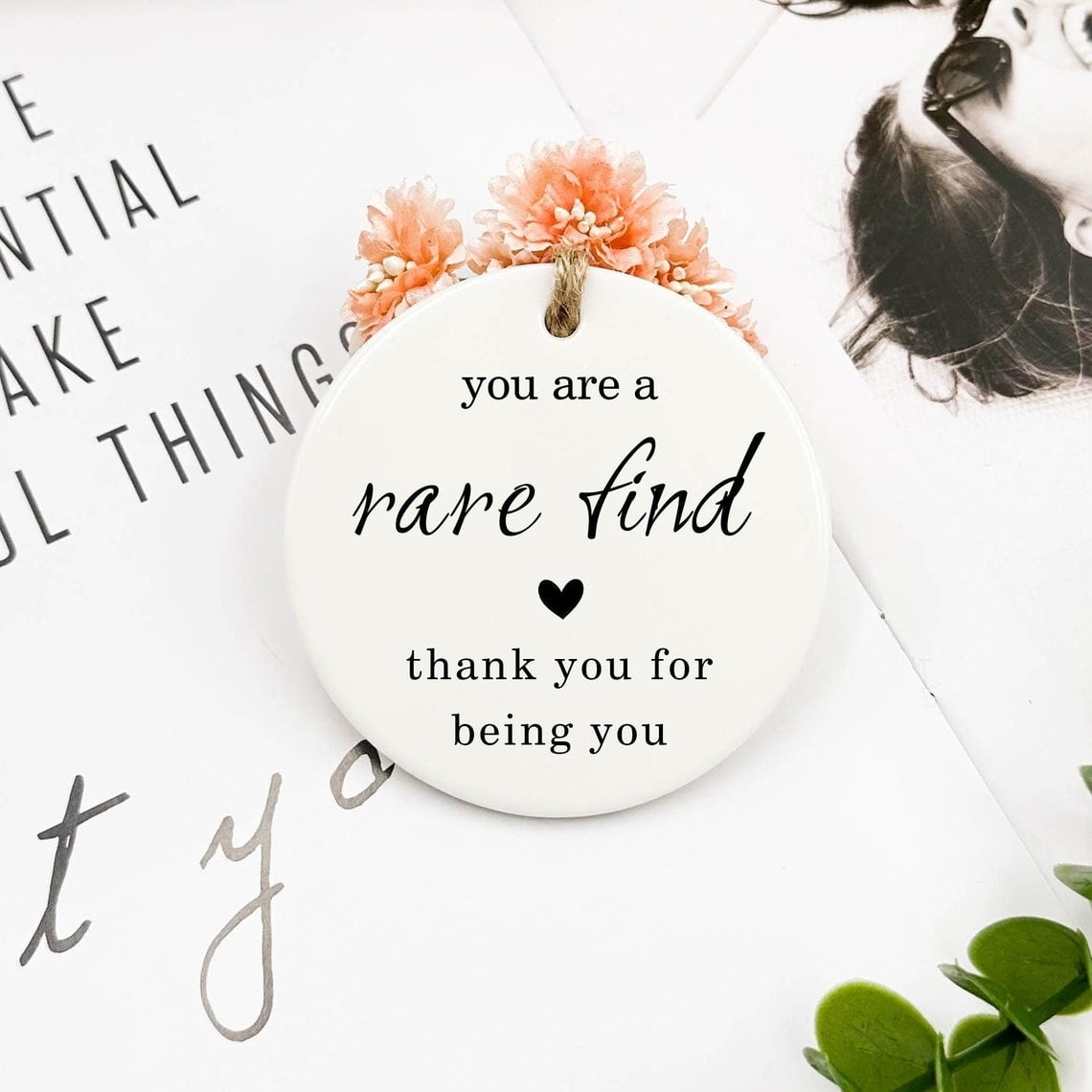You Are a Rare Find, Thank You for Being You, Friend Gift, Thank You ...