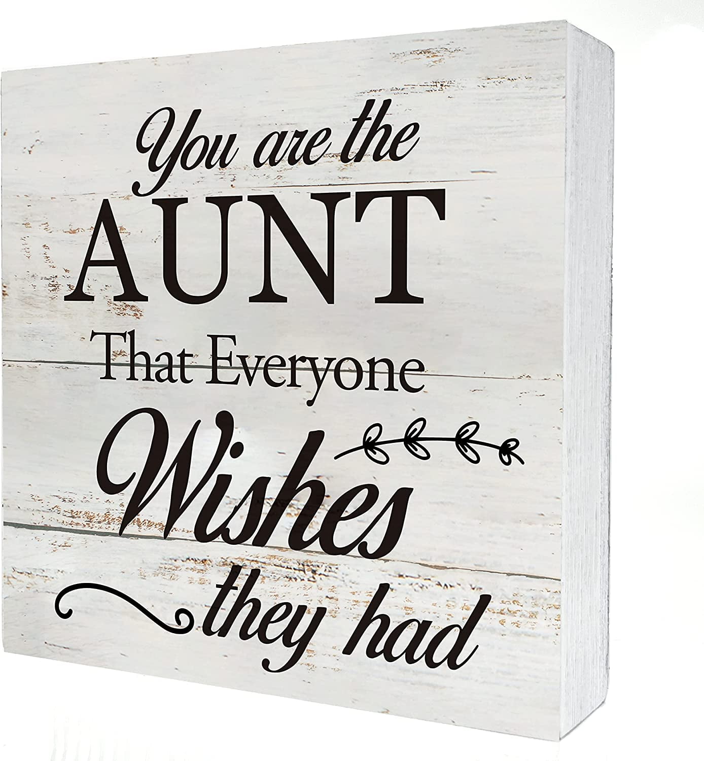 You are the Aunt Everyone Wishes They Had Wooden Box Sign Desk Decor ...