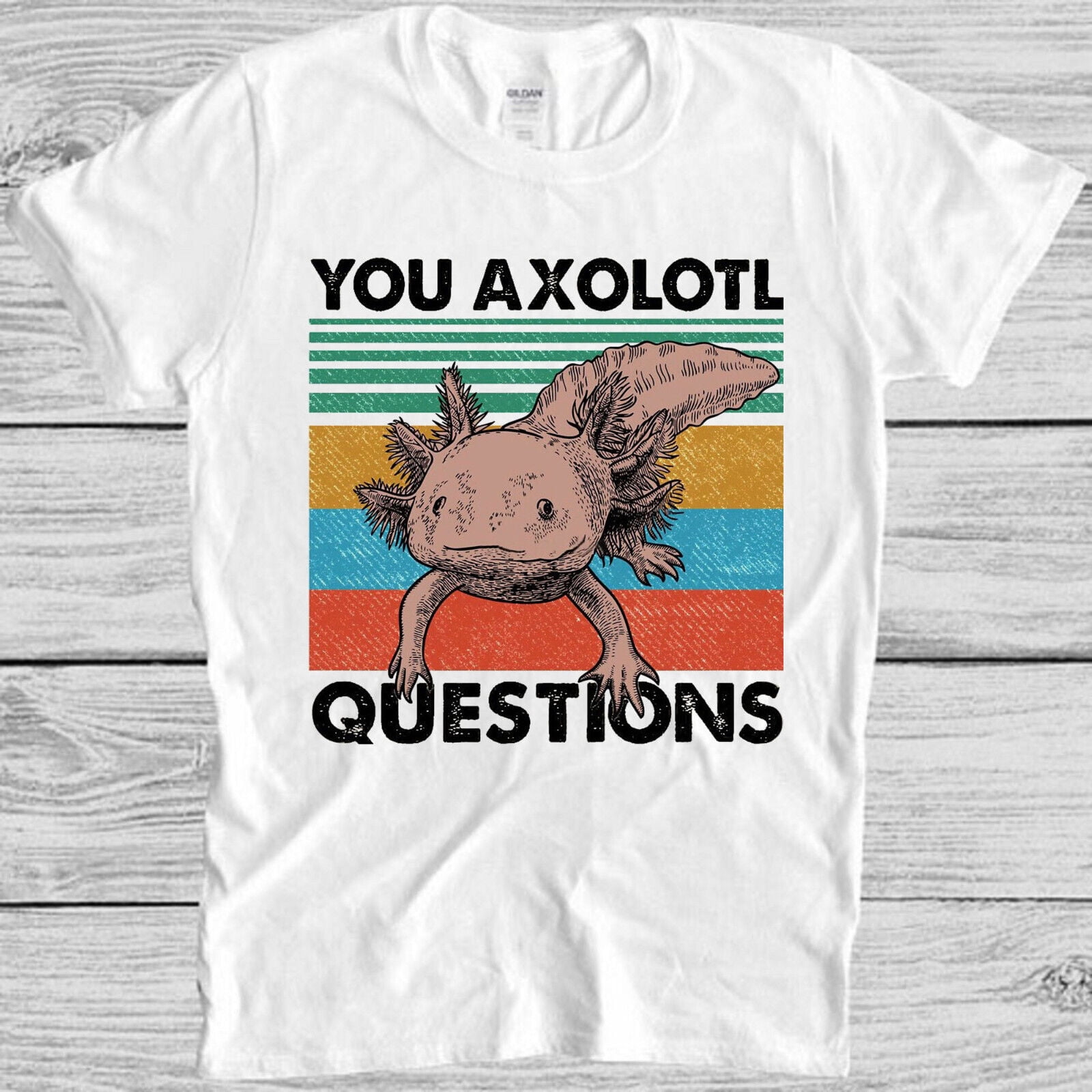 You Axolotl Questions Ambystoma Mexicanum Mexican Walking Fish Tee T ...
