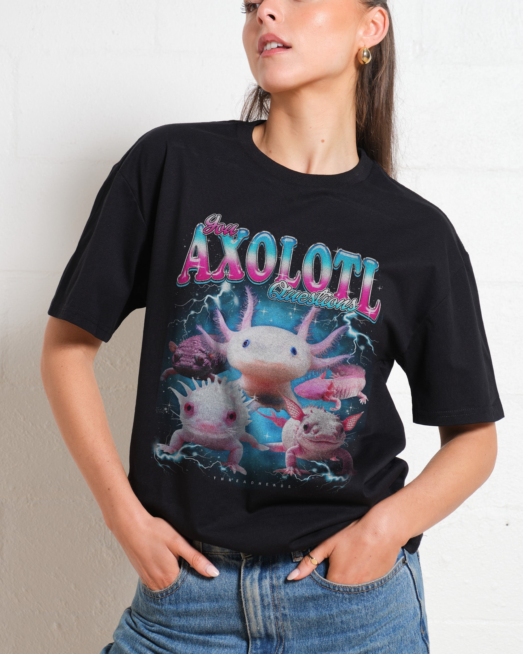 You Axolotl Questions T-Shirt gender_mens - Walmart.com