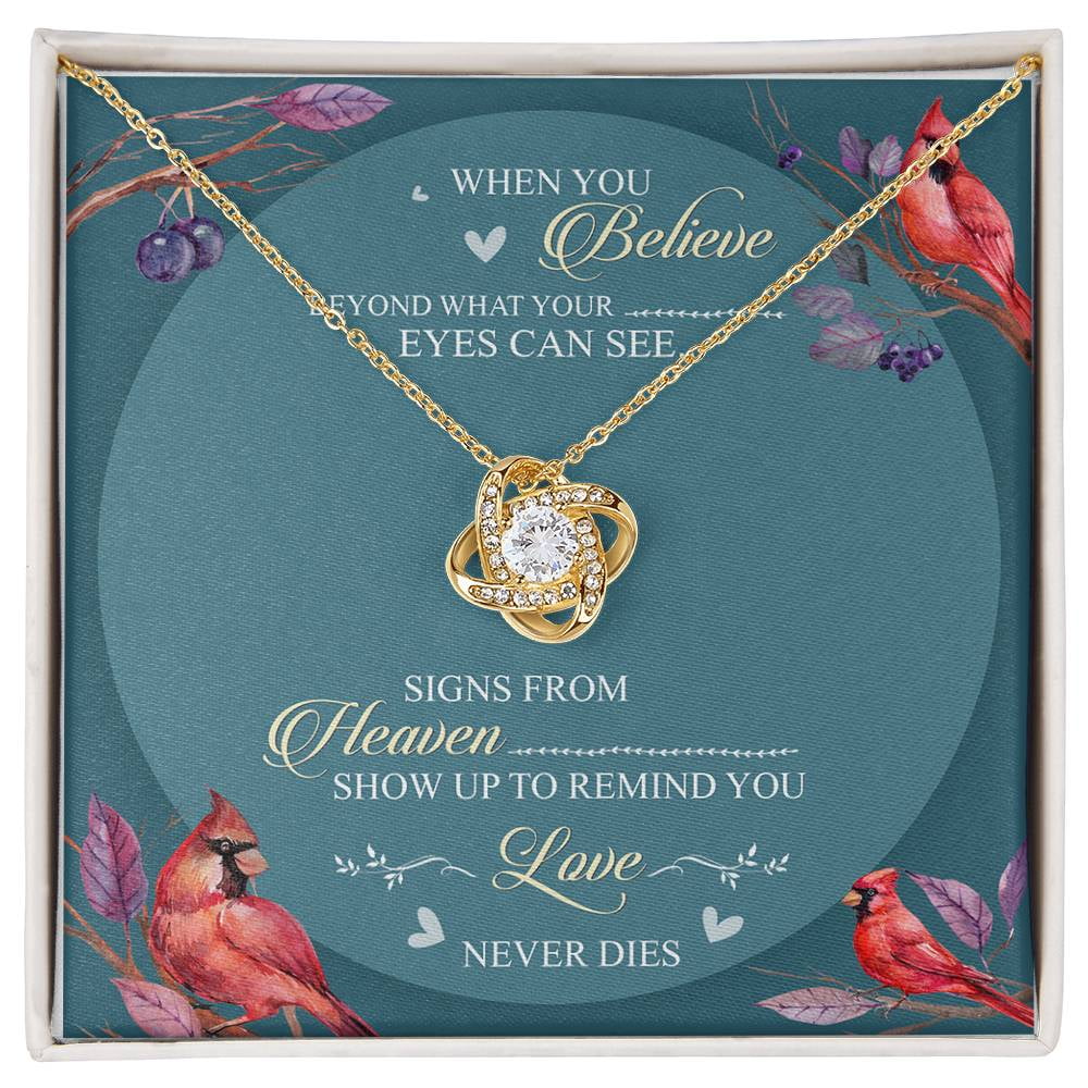 When You Believe Beyond What Your Eyes Can Seecardinal Bird, An Elegant ...