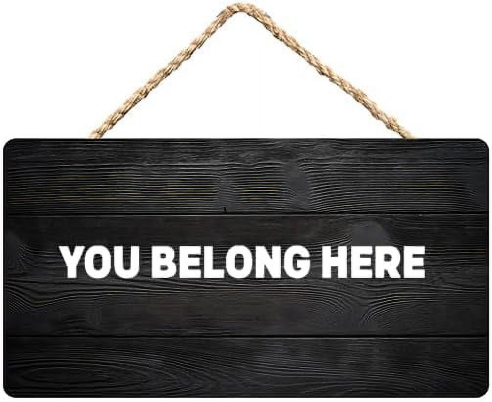 You Belong Here Wooden Sign, Hanging Wood Sign Home Decorative,Wood ...