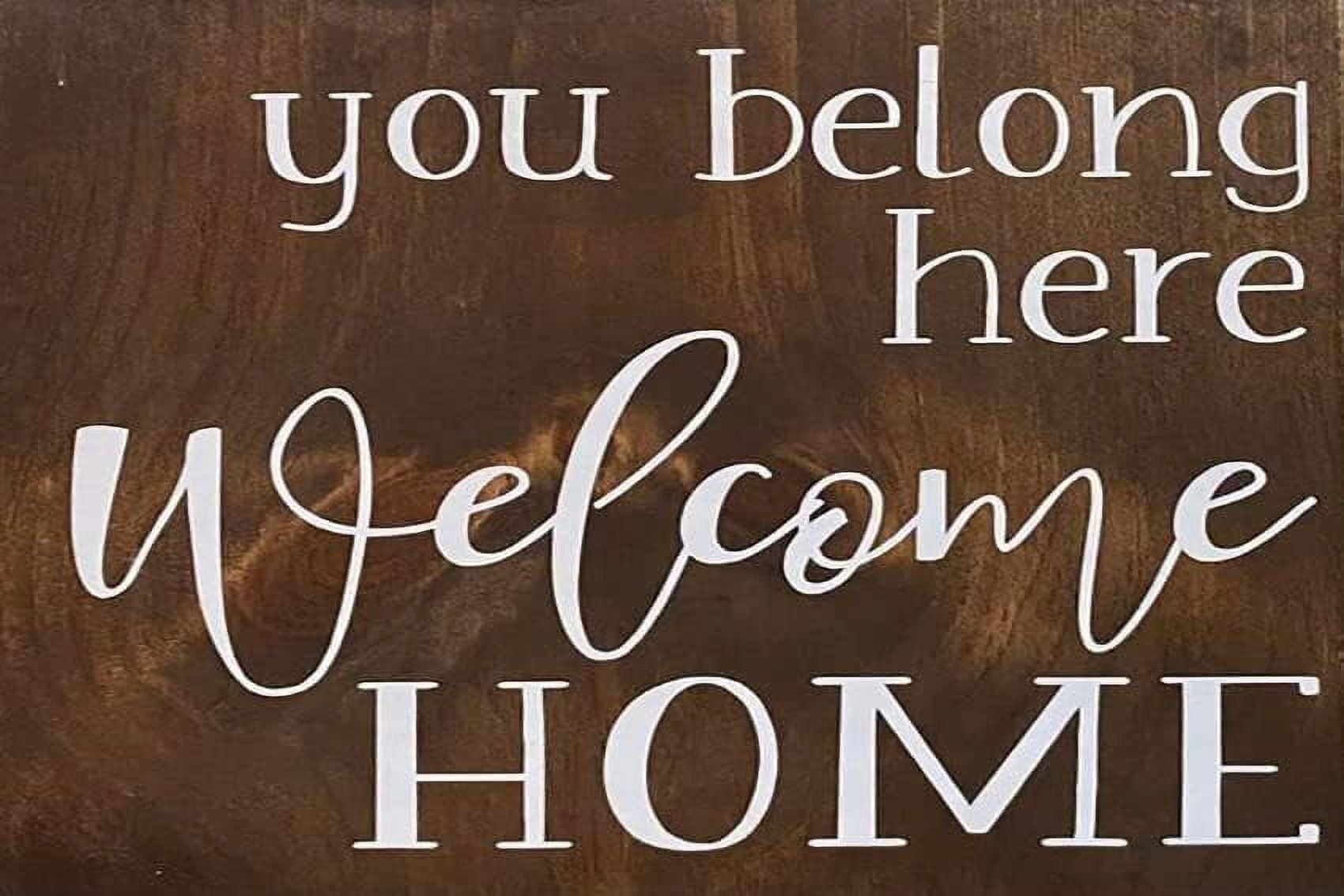 You Belong Here Welcome Home-Housewarming Sign-Guest Room-Entrance Sign ...