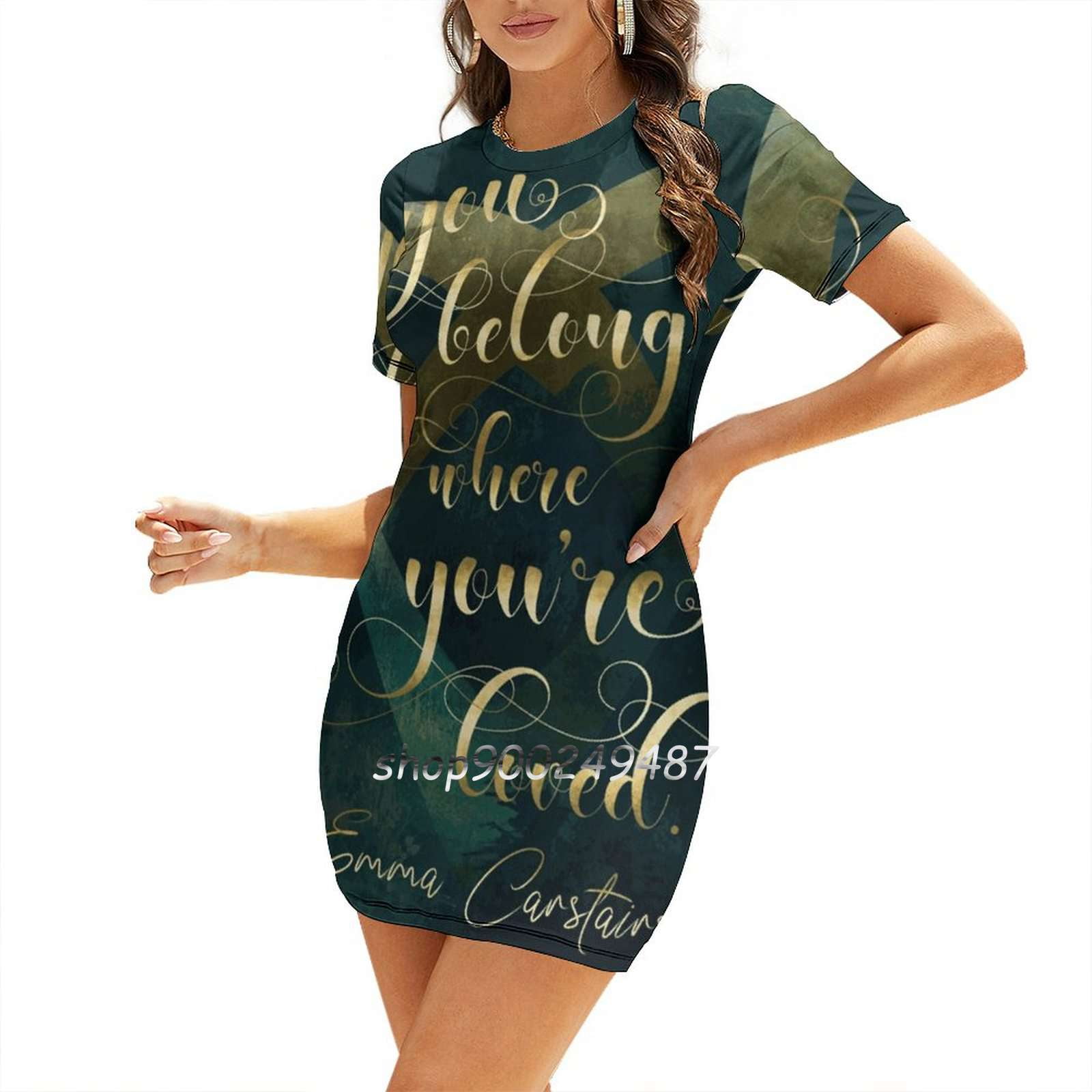 You Belong Where You'Re Loved. Emma Carstairs Square Neck Dress New ...