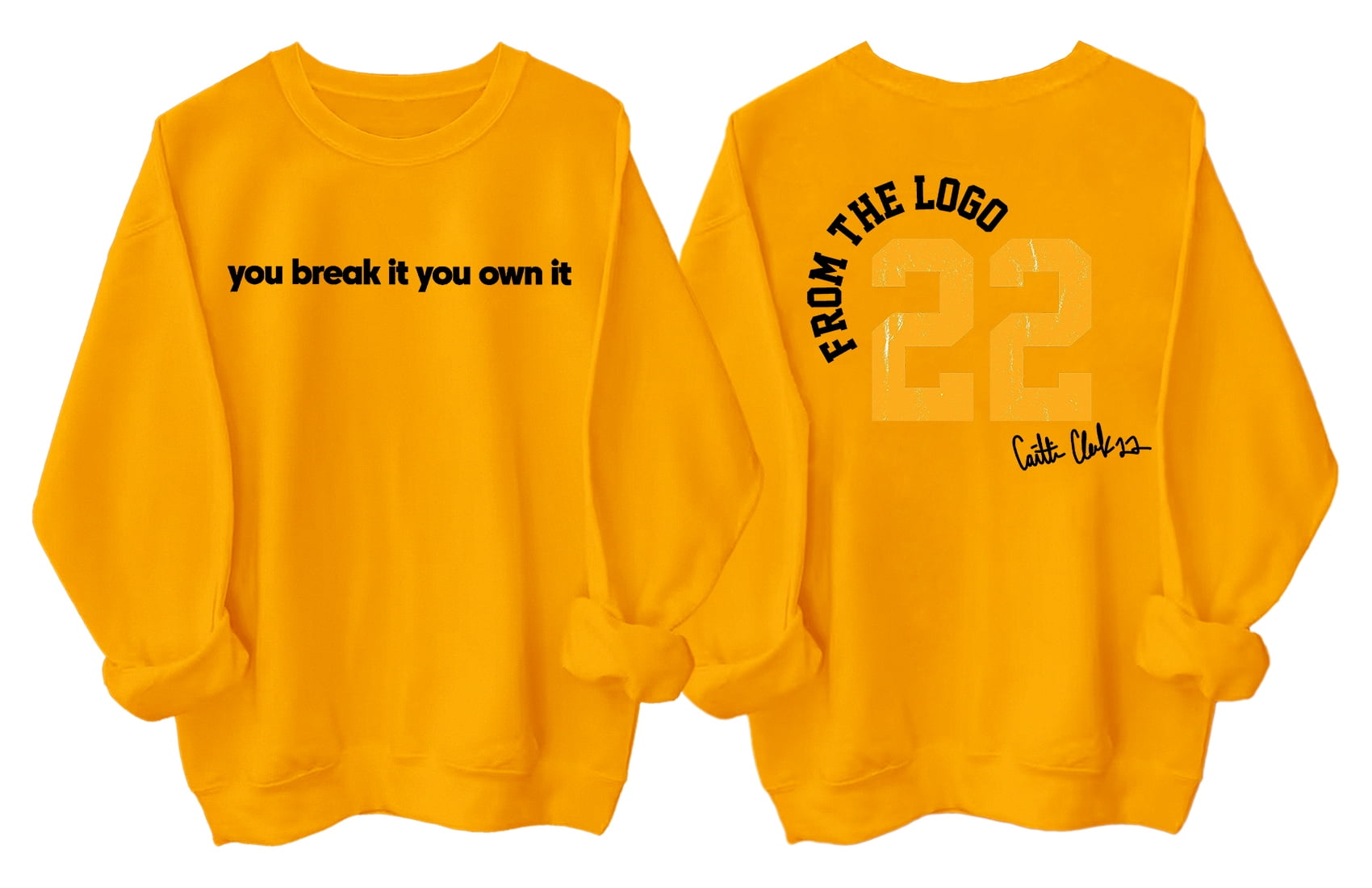 You Break It You Own It Sweatshirt, Caitlin Clark Basketball Sweatshirt ...