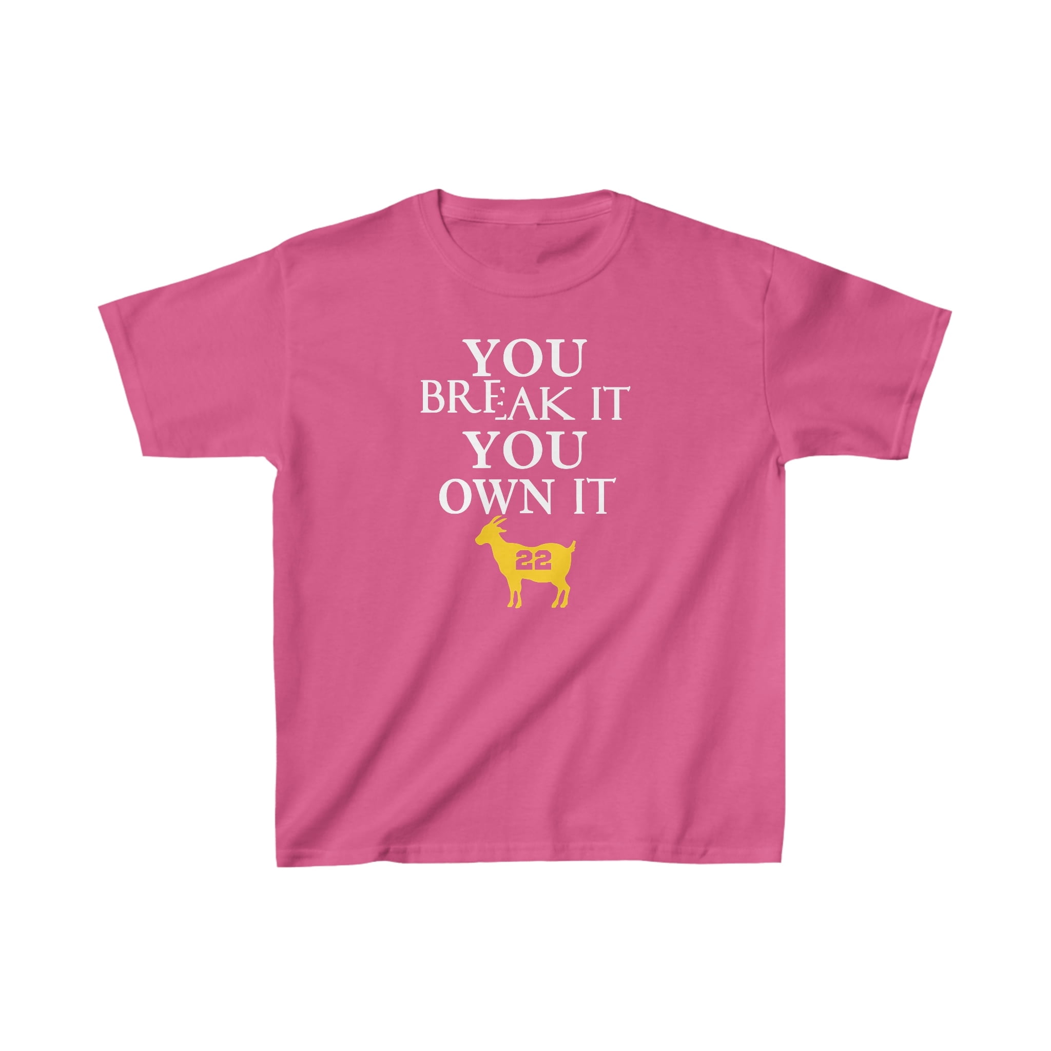 You Break it. you own it. for basketball Caitlin Clark Fans Kids Cotton ...