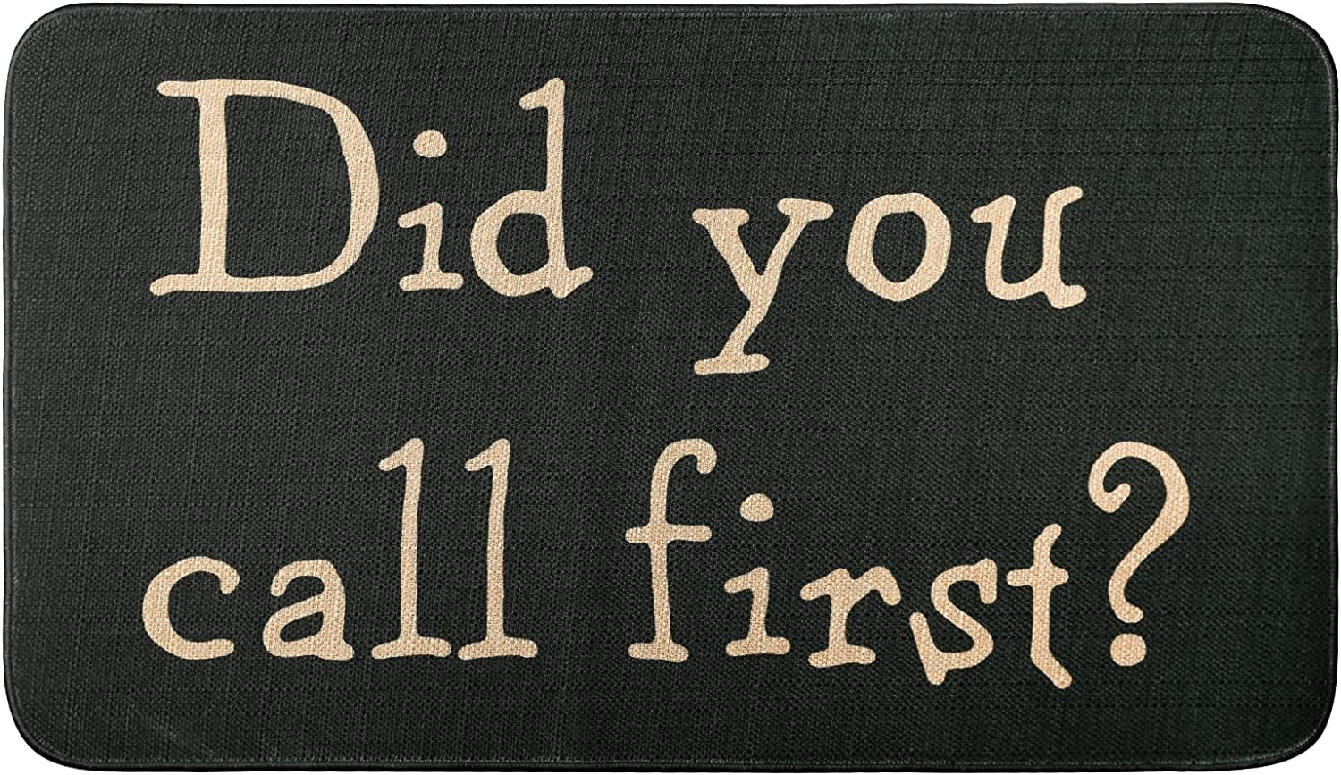 Did You Call First Doormat Welcome mat for Front Door Indoor Outdoor ...