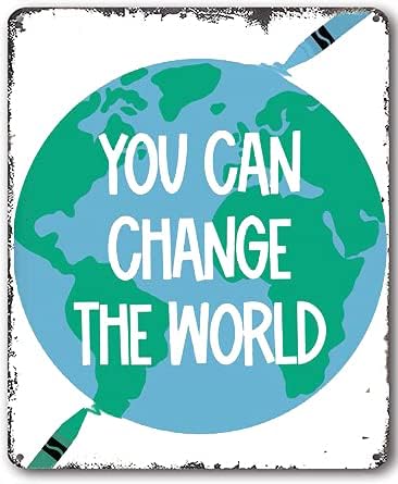 You Can Change The World Classroom Decor Be Kind Motivational Wall Art ...