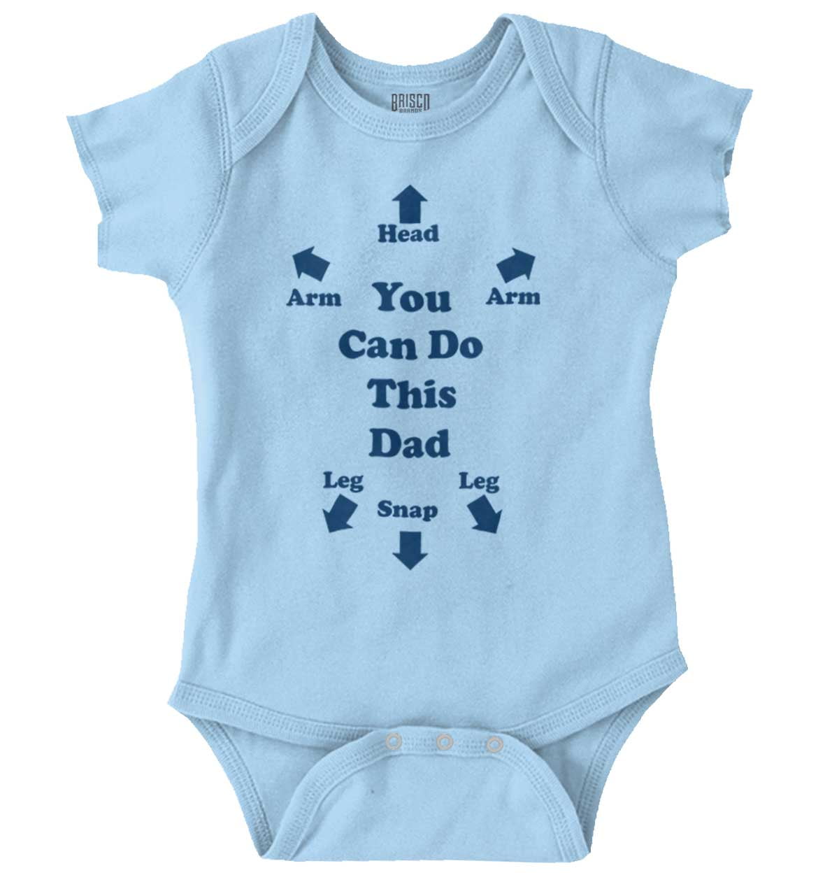 You Can Do This Dad Diaper Change Romper Boys or Girls Infant Baby ...
