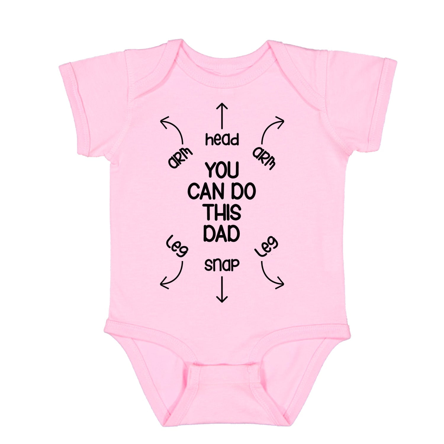 You Can Do This Dad Funny First Time Dad Baby Funny Cute Infant Creeper ...