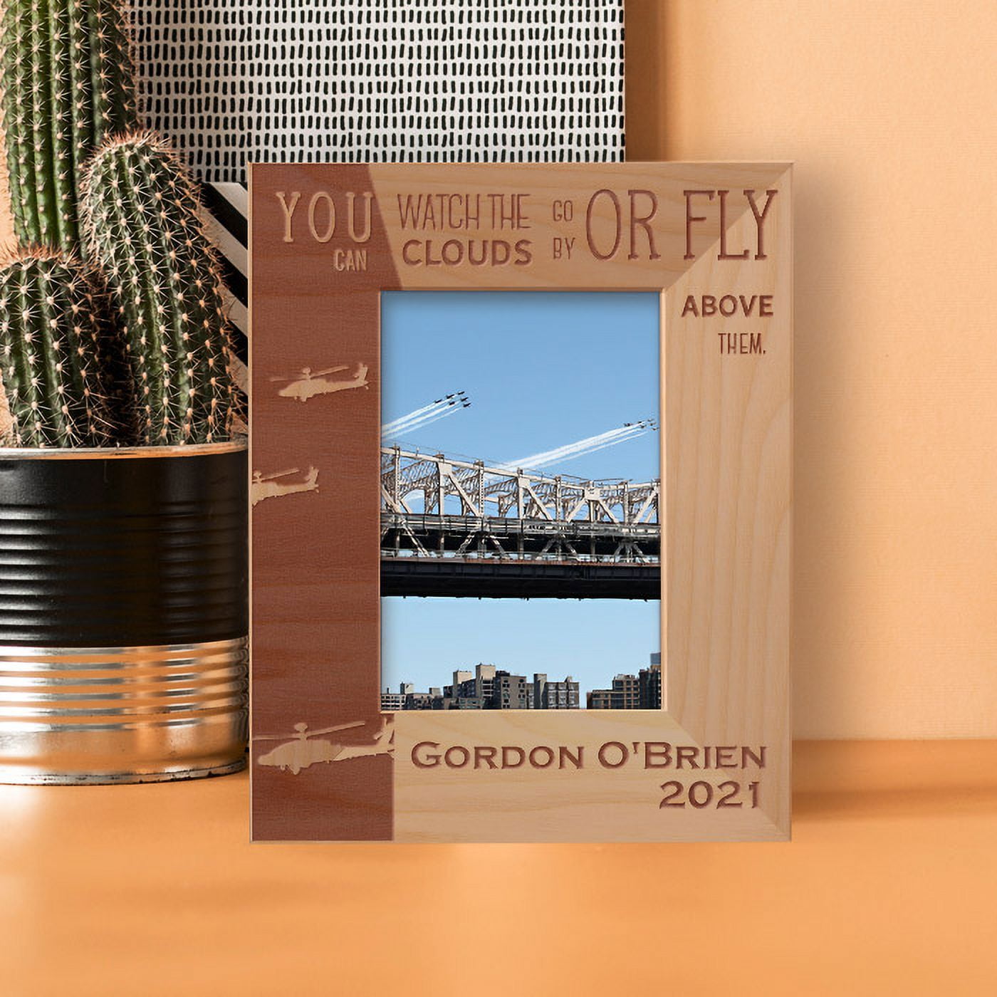 You Can Watch The Clouds Go By Or Fly Above Them Personalized Wooden ...