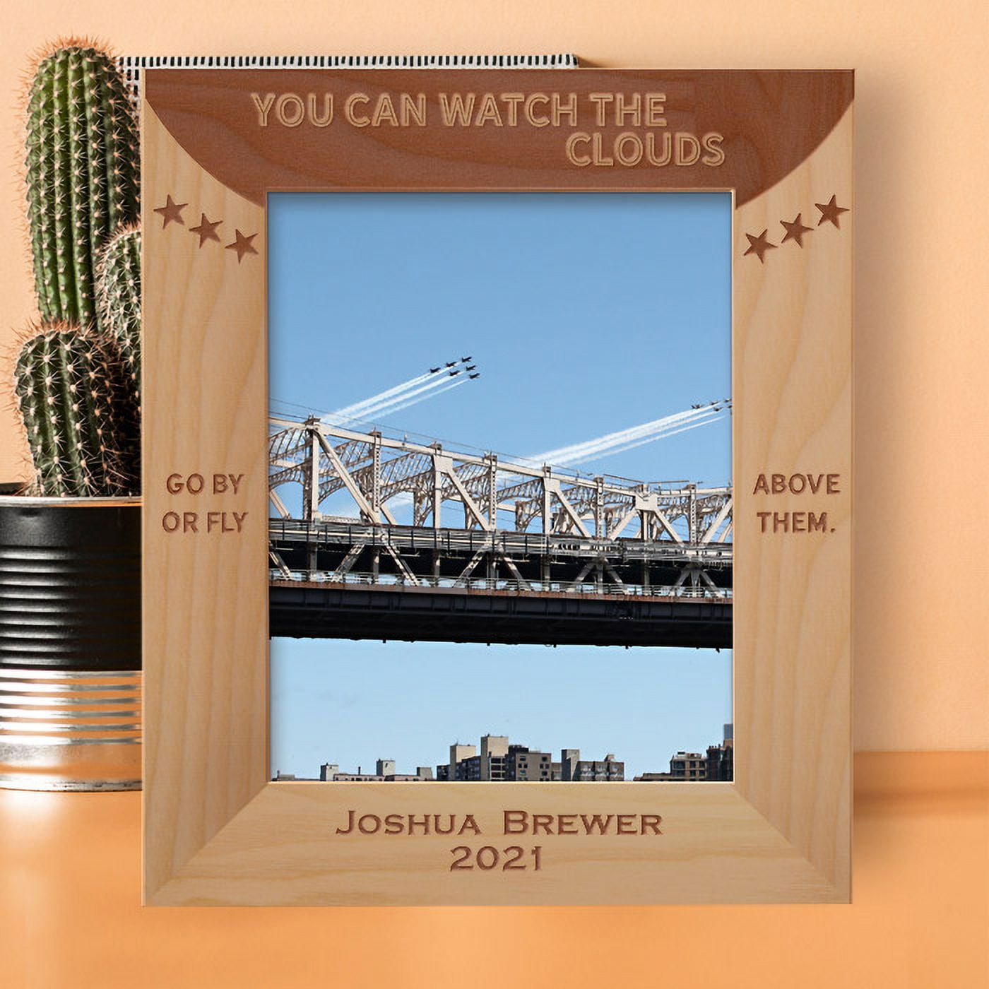 You Can Watch The Clouds Go By Or Fly Above Them Personalized Wooden ...