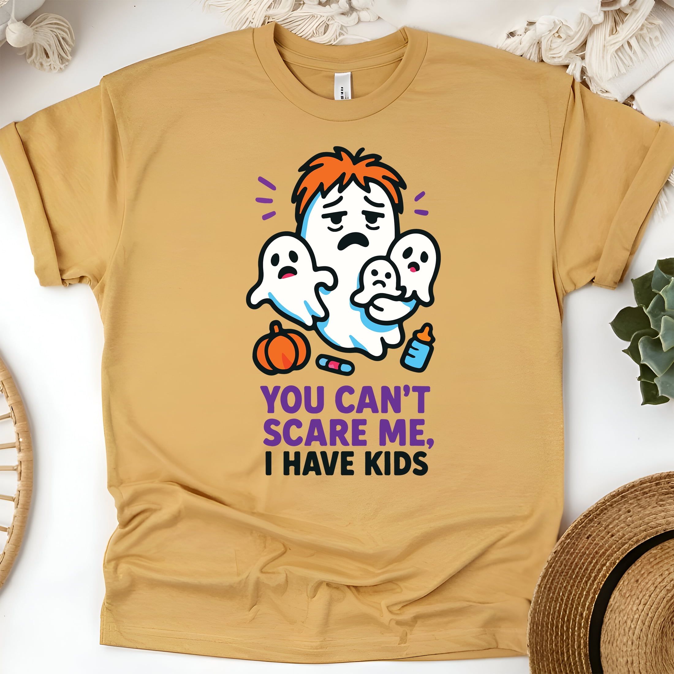 You Can’t Scare Me I Have Kids T-Shirt | Funny Unisex Spooky Outfit ...