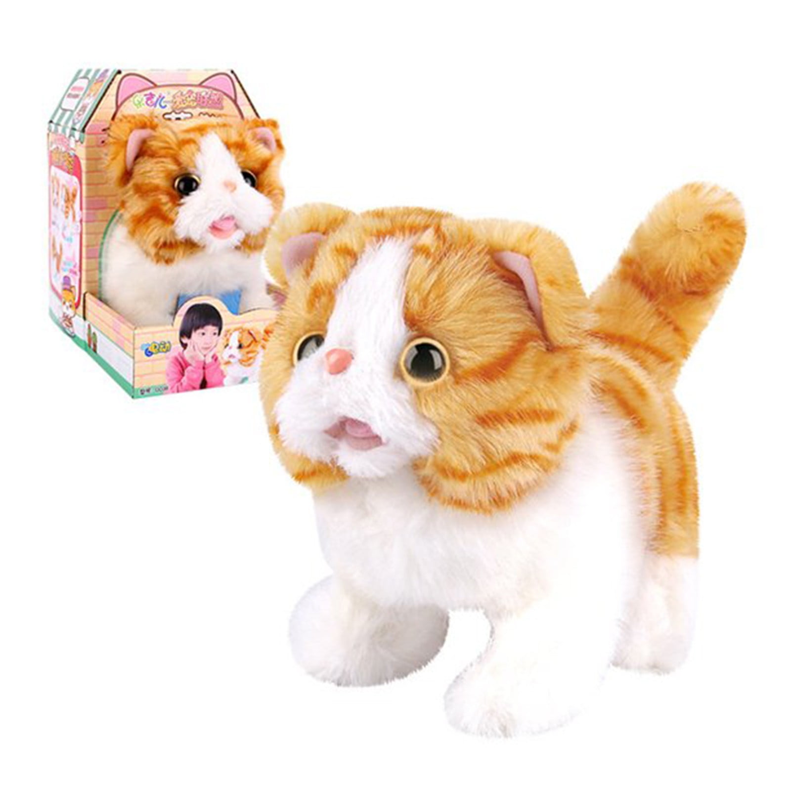 You Copycat Kids That Make Noise Smart Vocal Pet Cat Walking Stuffed ...