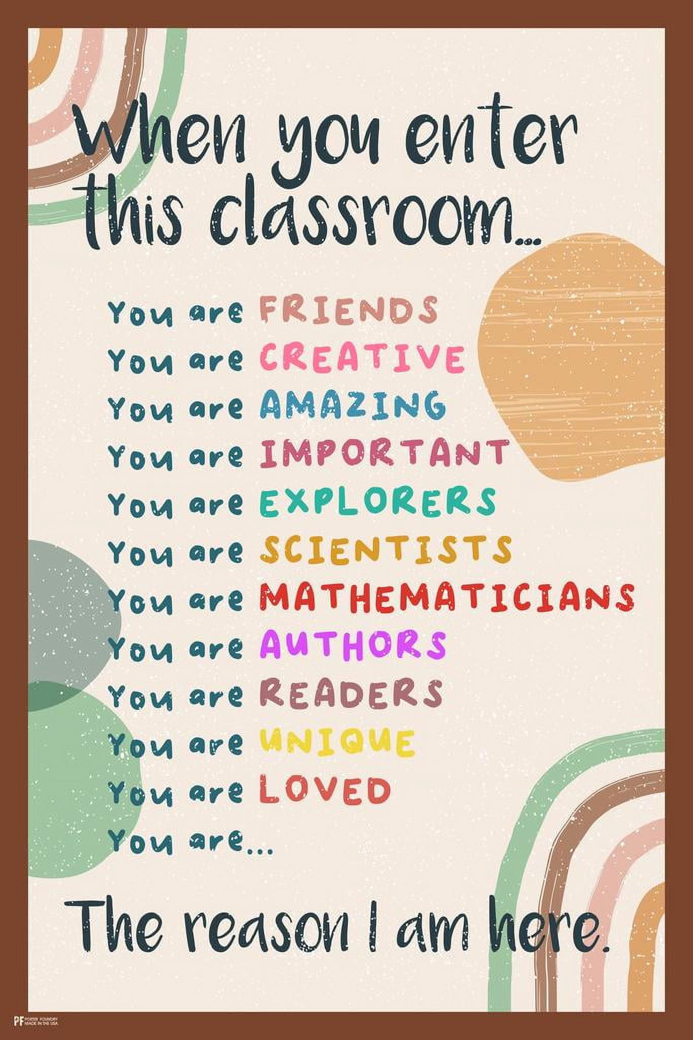 When You Enter This Classroom Poster Door Decorations For Affirmation ...