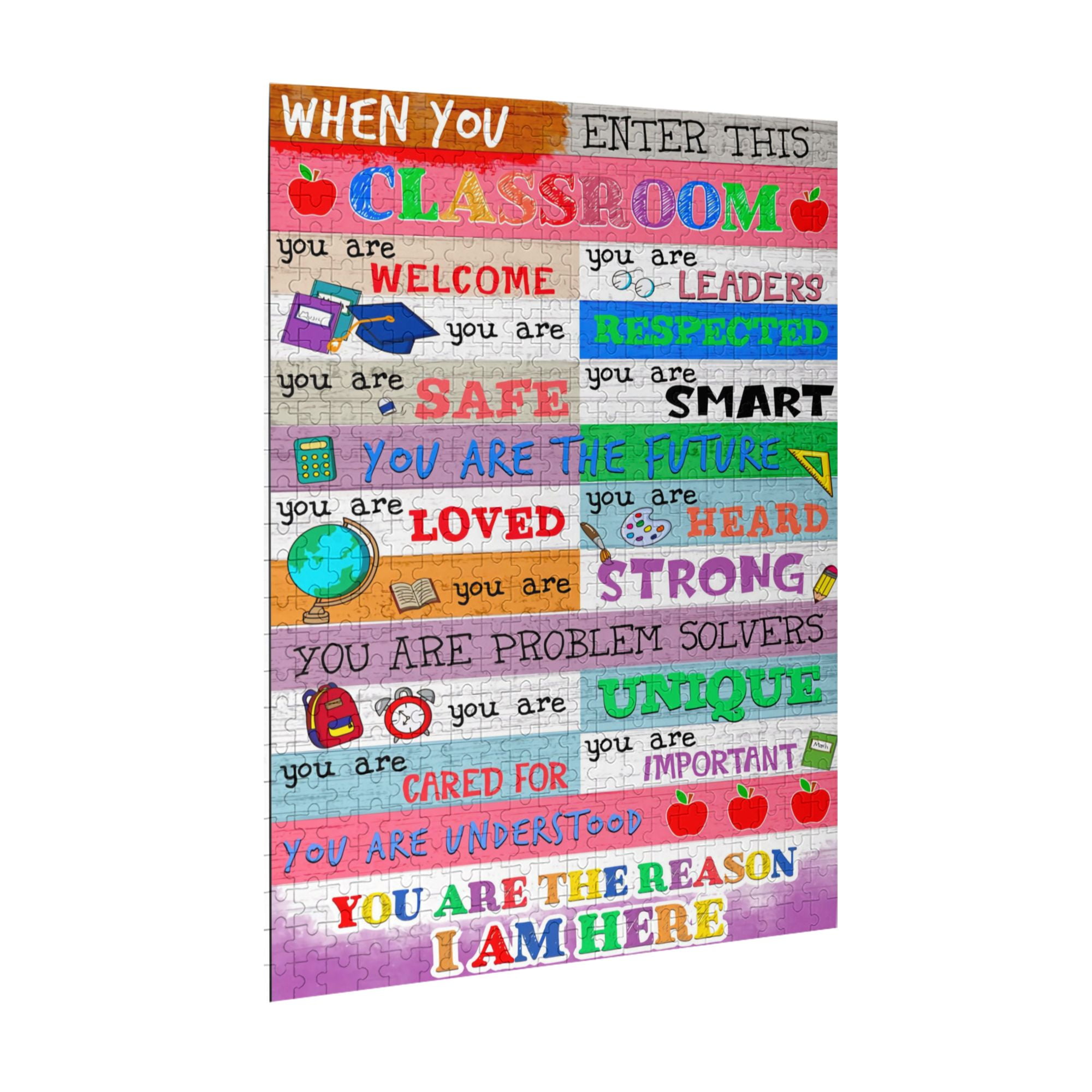 When You Enter This Classroom Poster, Math Teacher Gifts, Teacher ...