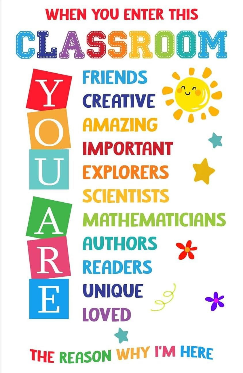 When You Enter This Classroom Rules Poster Classroom Decor, Teacher ...
