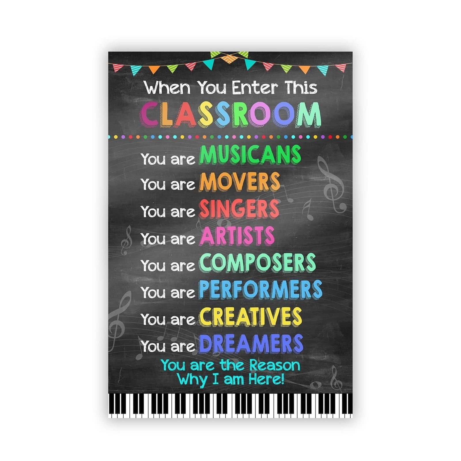 When You Enter This Classroom, You Are Musicians Poster Music Teacher ...