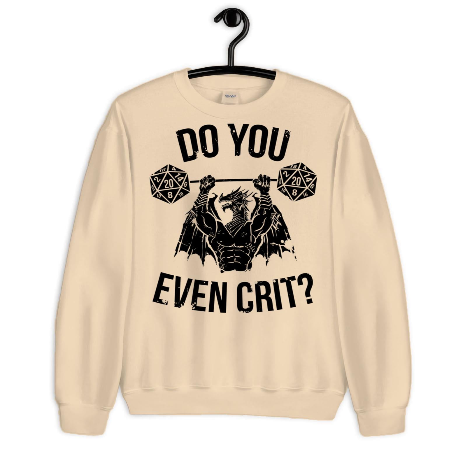 Do You Even Crit Fitness Master Mythical Strength Dragon DnD D20 Dice ...