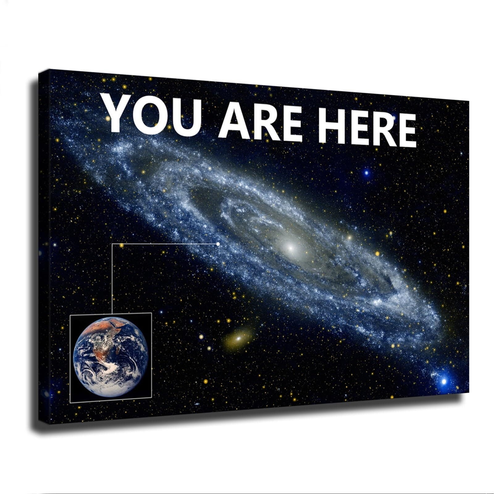 You Are Here Galaxy Retro Solar System Human Earth Location In Outer ...