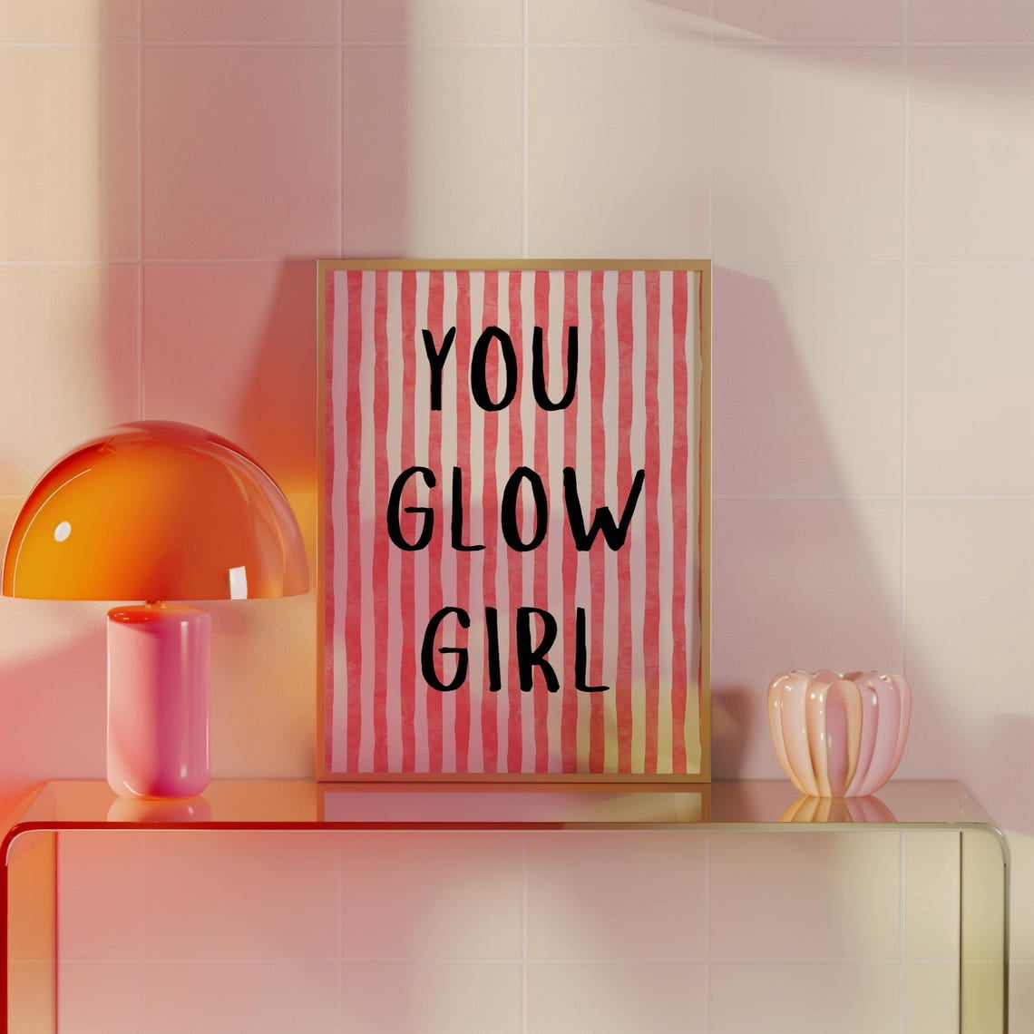 You Glow Girl Print ~ Motivational Poster ~ Women Empowerment Printable ...