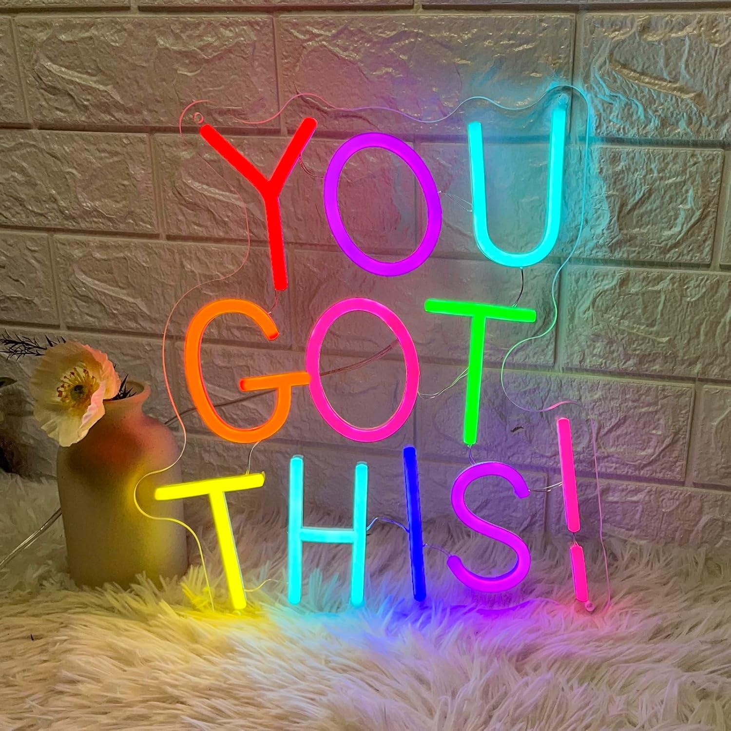 You Got This Neon Sign for Wall Decor, Dimmable LED Neon Signs for ...
