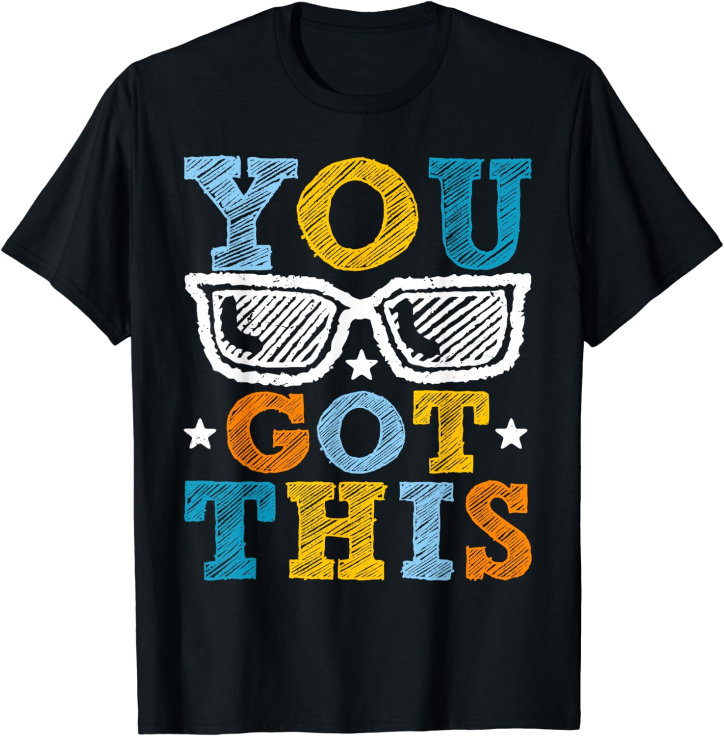 You Got This Testing Day Retro Motivational Teacher Student T-Shirt ...