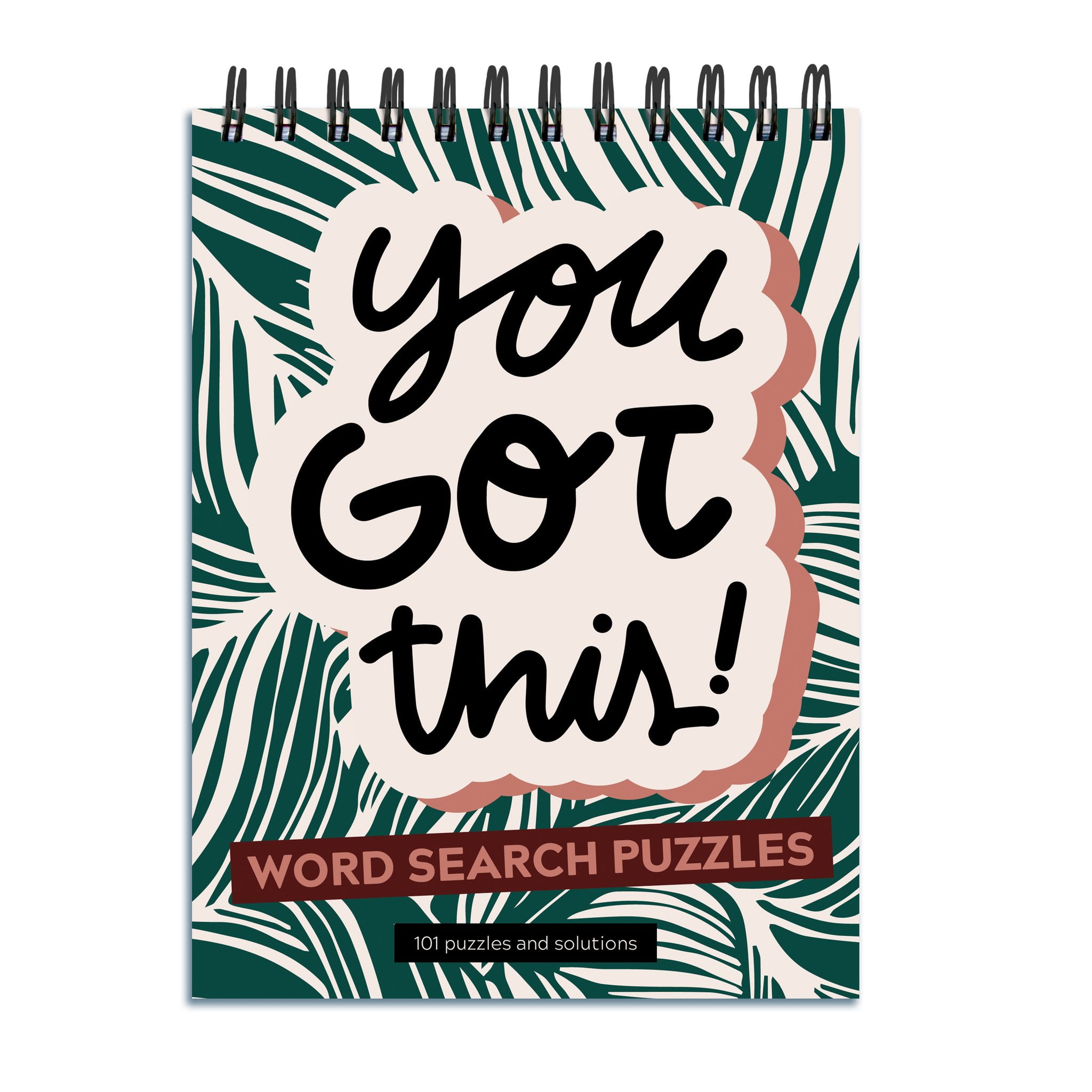 'You Got This' Word Search Book - Spiral Puzzle Pad, Puzzle Book ...