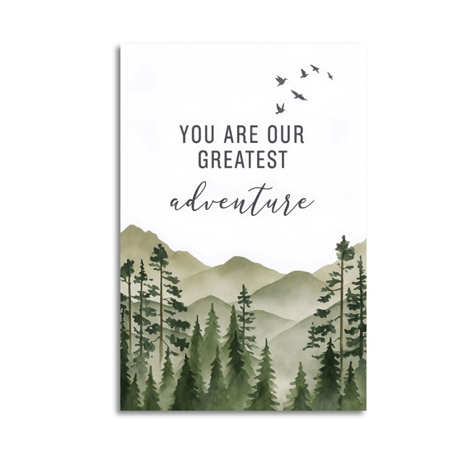 You Are Our Greatest Adventure Woodland Nursery Inspirational-1 Poster ...