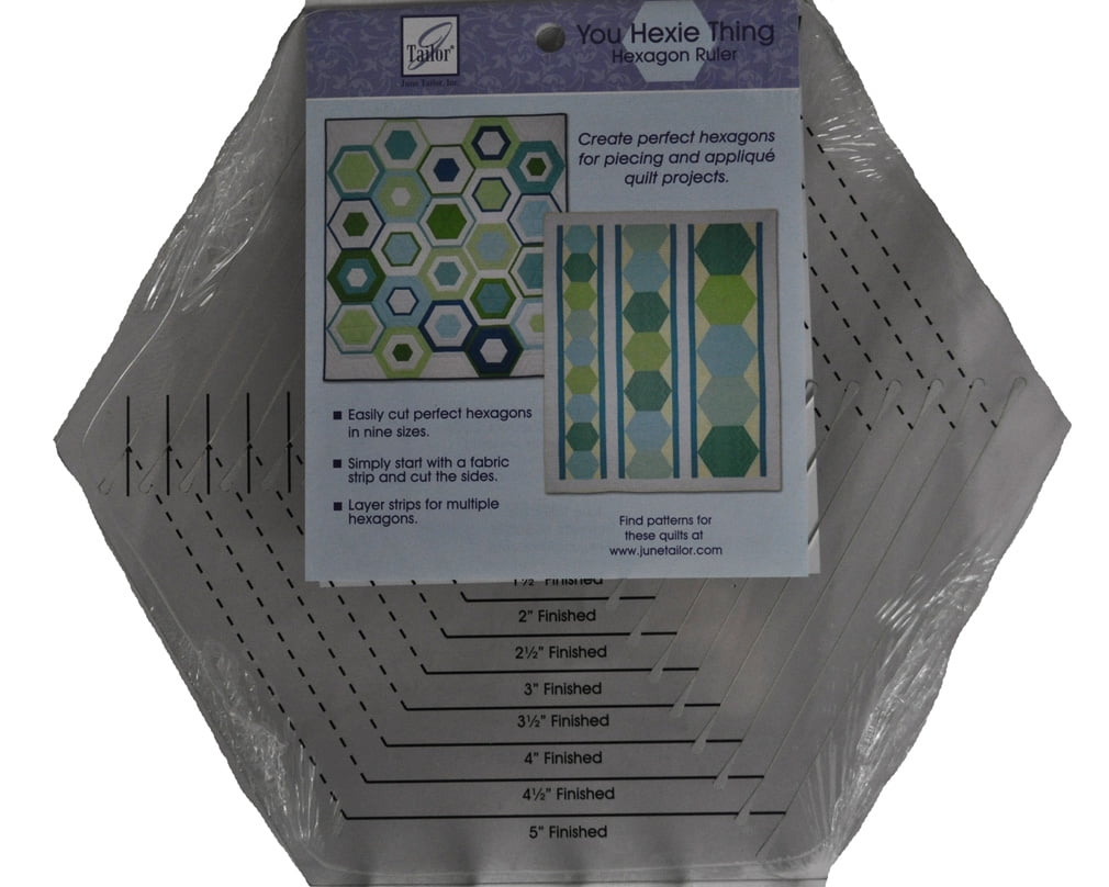 You Hexie Thing - Hexagon Quilting Ruler - Walmart.com