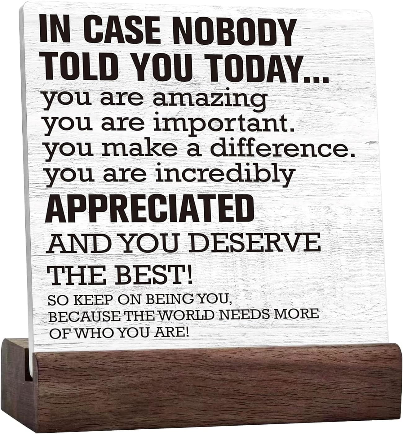 You Are Incredibly Appreciated Sign Decorative Funny Office Home ...