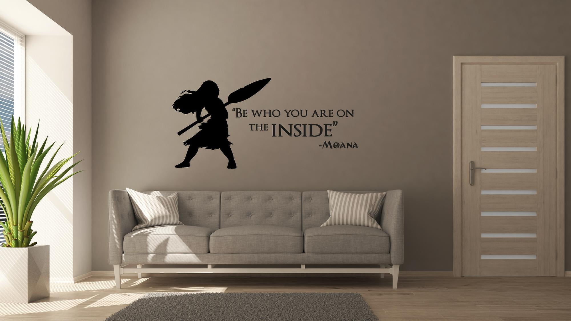 Be Who You Are On The Inside Disney Princess Moana Silhouette Disneey ...