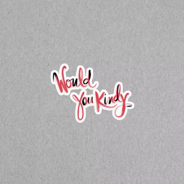 Would You Kindly Bioshock Inspired Gamer Decal Stickerphone Decal Water ...