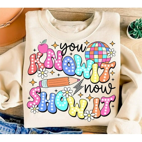 You Know It Now Show It State Testing Test Day Test Day Testing Rock ...