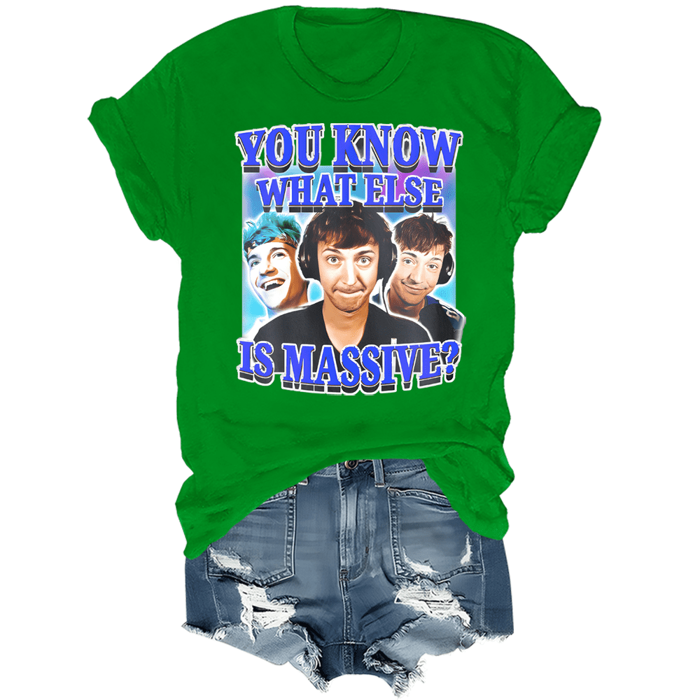 You Know What Else Is Massive Ninja Low Taper Fade Meme Shirt, Low ...