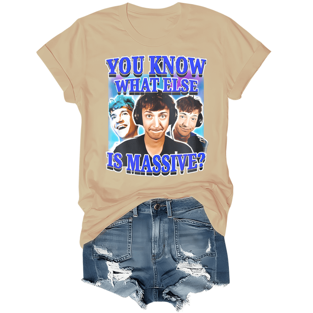 You Know What Else Is Massive Ninja Low Taper Fade Meme Shirt, Low ...